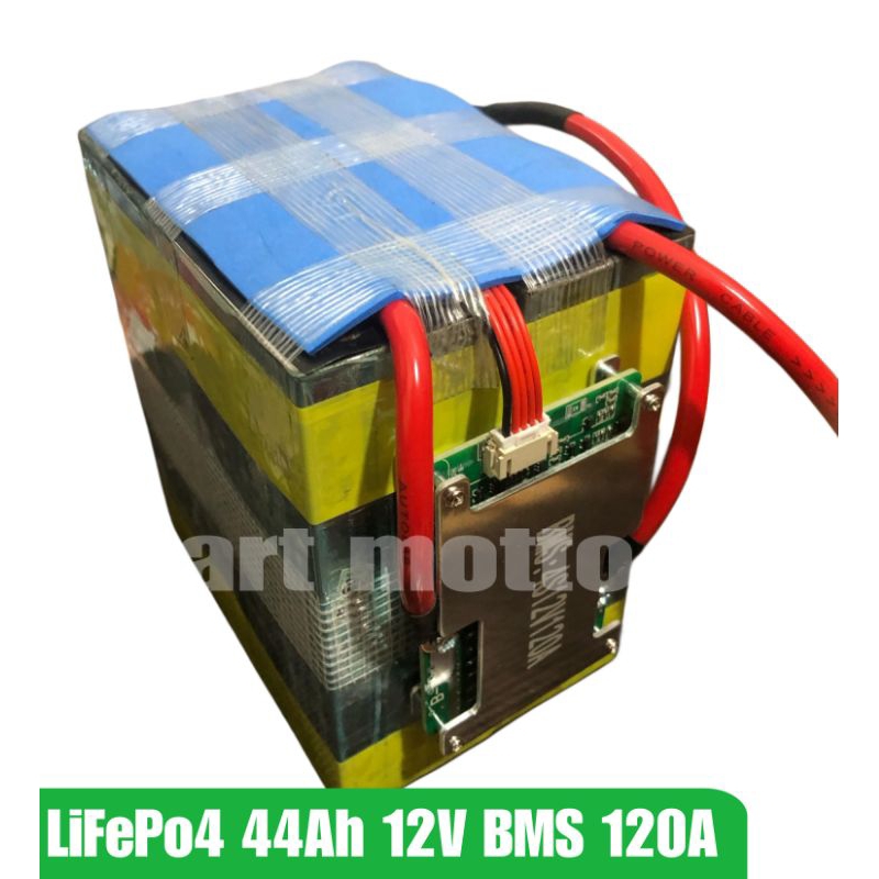 Jual Baterai Lifepo4 12V 44Ah + BMS Balancer (PDC, PAC, UPS, Dll) | Shopee Indonesia