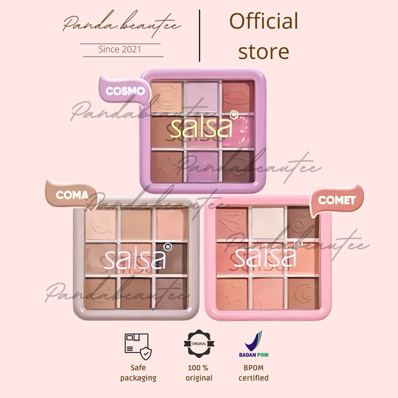 Jual PANDABEAUTEE - SALSA Galaxy Eyeshadow – Palette Eyeshadow | Make ...