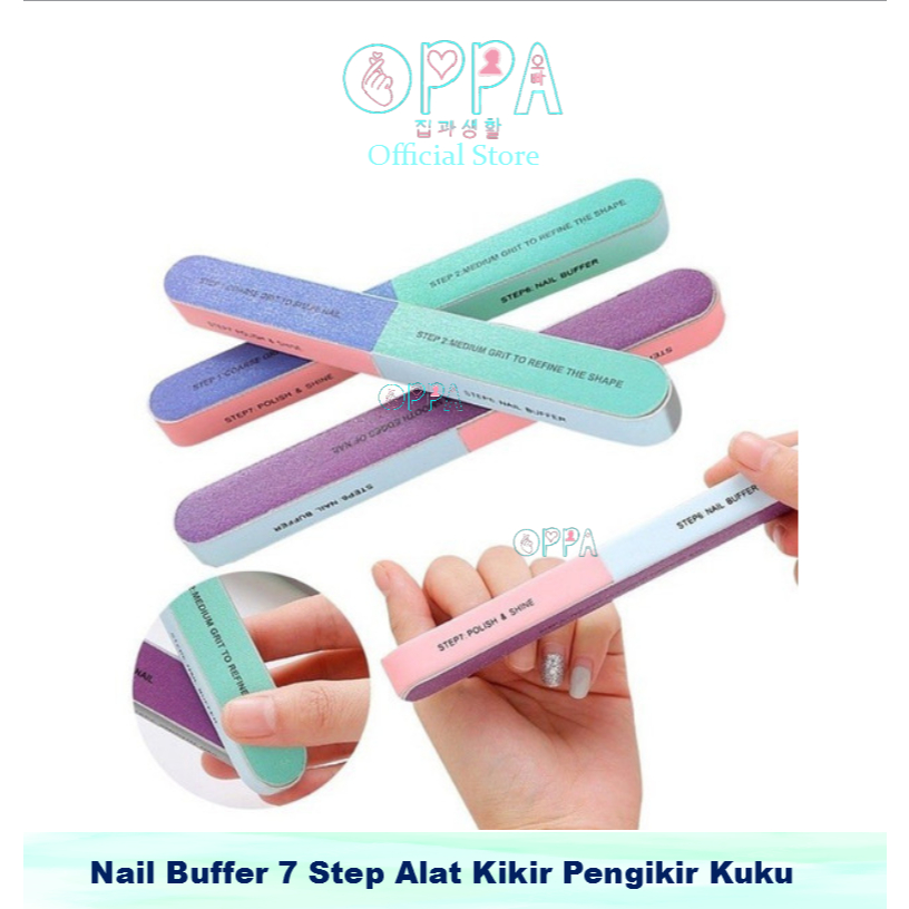 Jual OPPA - Nail Buffer 7 Step Alat Kikir Pengikir Kuku Amplas ...