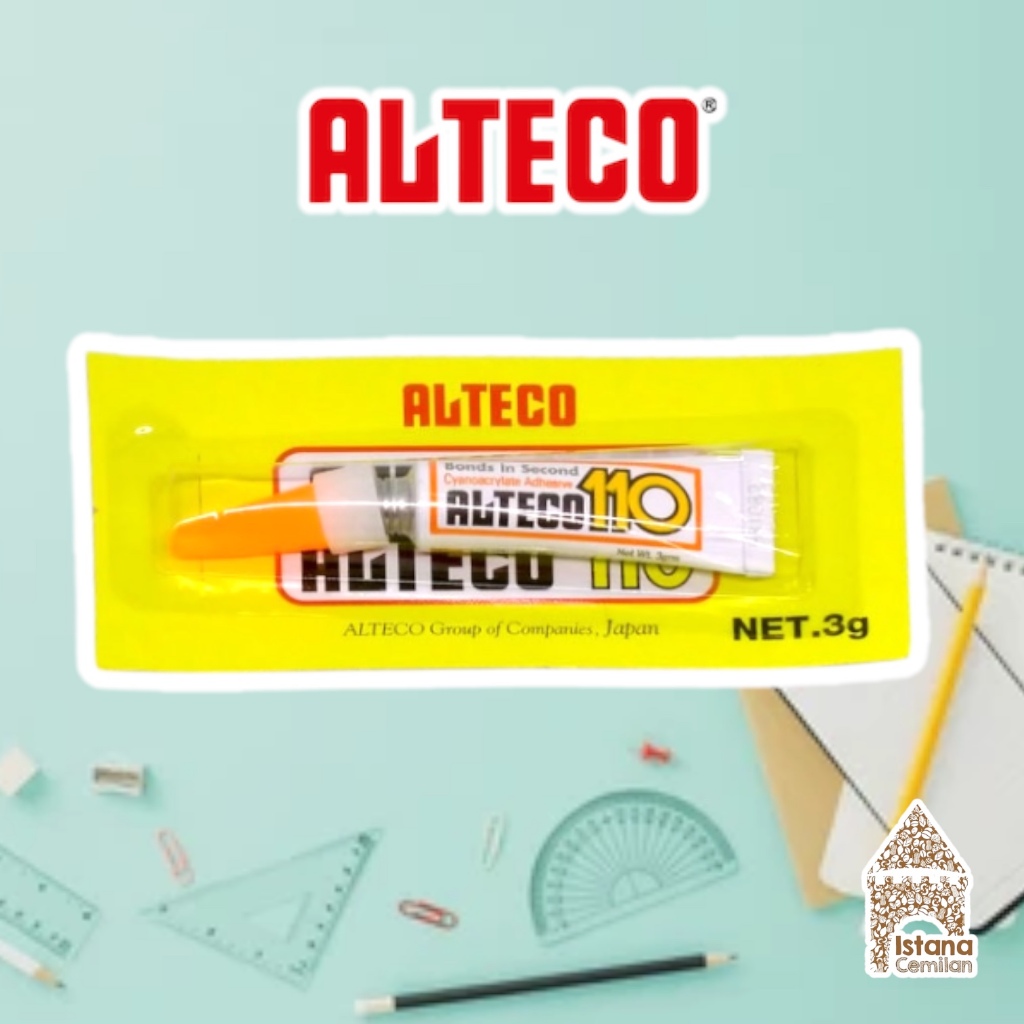 Jual Alteco 110 Super Glue Lem Kuat untuk Besi Plastik Kayu Keramik Karet | Shopee Indonesia
