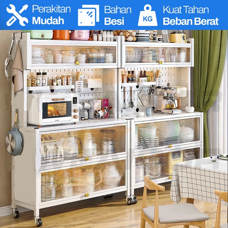 Jual Lemari Dapur Minimalis Rak Dapur Lemari Piring Rak Dapur Lemari ...