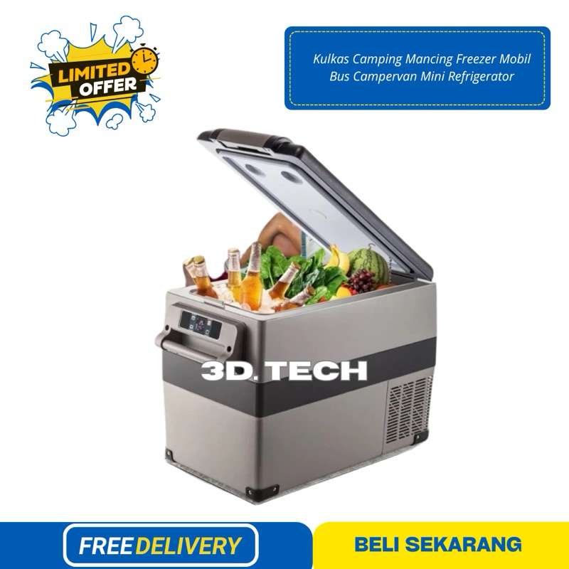 Jual Alpicool CF45 Kulkas Camping Mancing Freezer Mobil Bus Campervan ...
