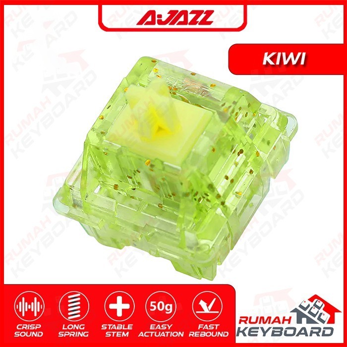 Jual AJAZZ x HUANO - Switch - Kiwi - Switch - 50g - Tactile | Shopee ...