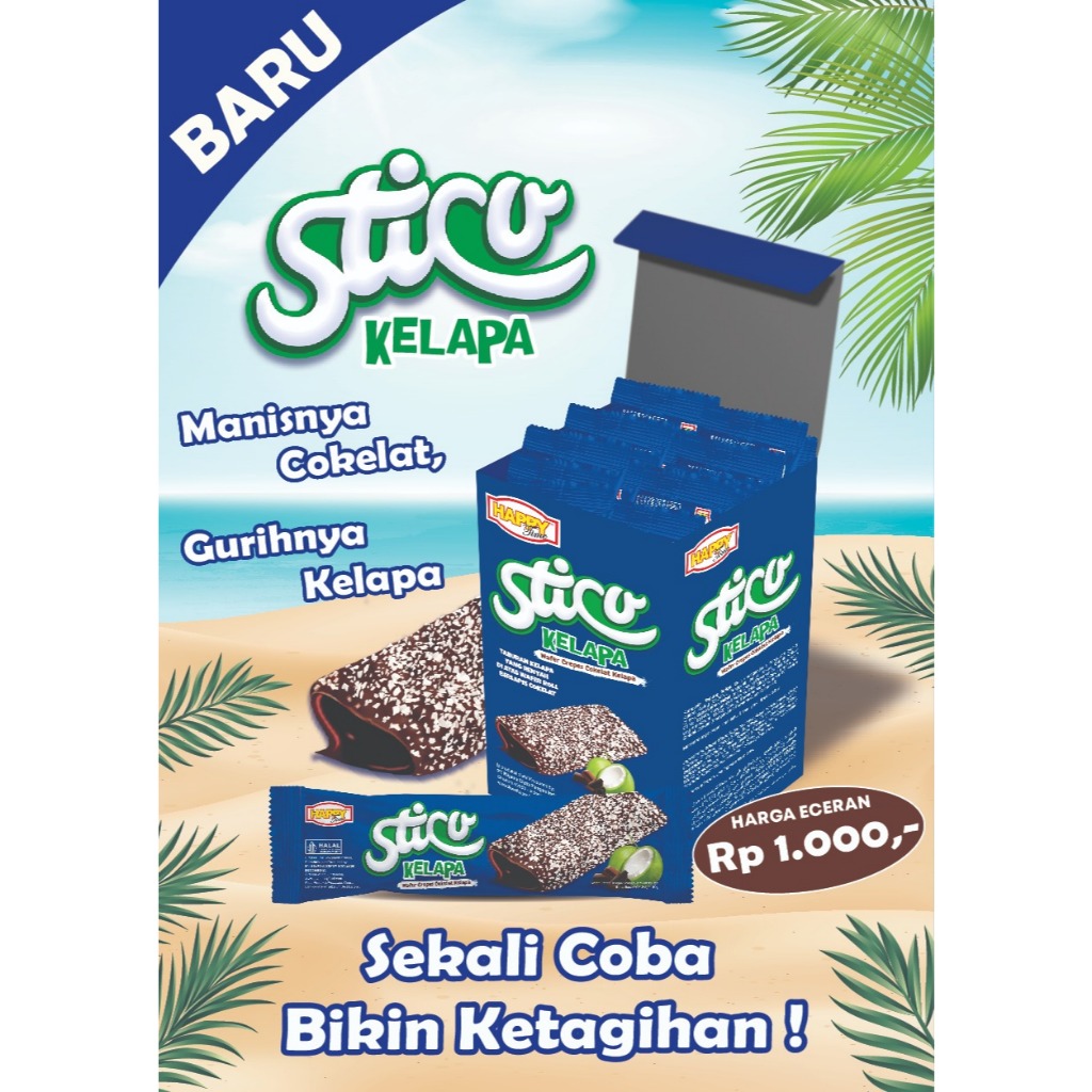 Jual Snack Snak Makanan Ringan Jajanan Jajan Murah Snack Sticu Kelapa ...