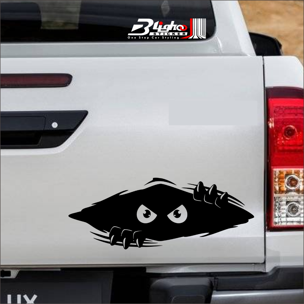 Jual BLIGHOO - Cutting Sticker Mobil Peeking Monster Cakar Muncul ...