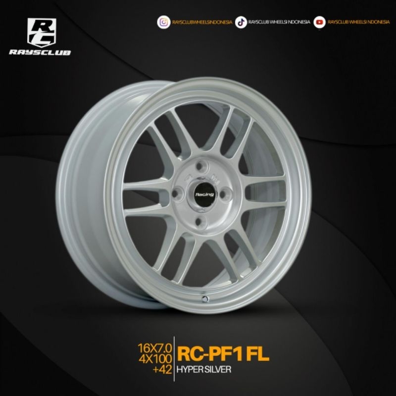Jual velg rpf ring 16 lebar 7 et42 pcd 4x100 hs | Shopee Indonesia