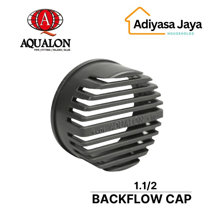 Jual Backflow Cap 1.1/2 (Aqualon) / Tutup / Dop Bolong / Saringan ...