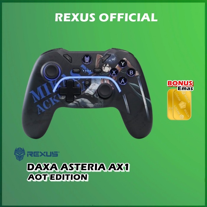 Jual Rexus Daxa Asteria AOT AX1 Wireless Gamepad Controller Joystick V2 ...