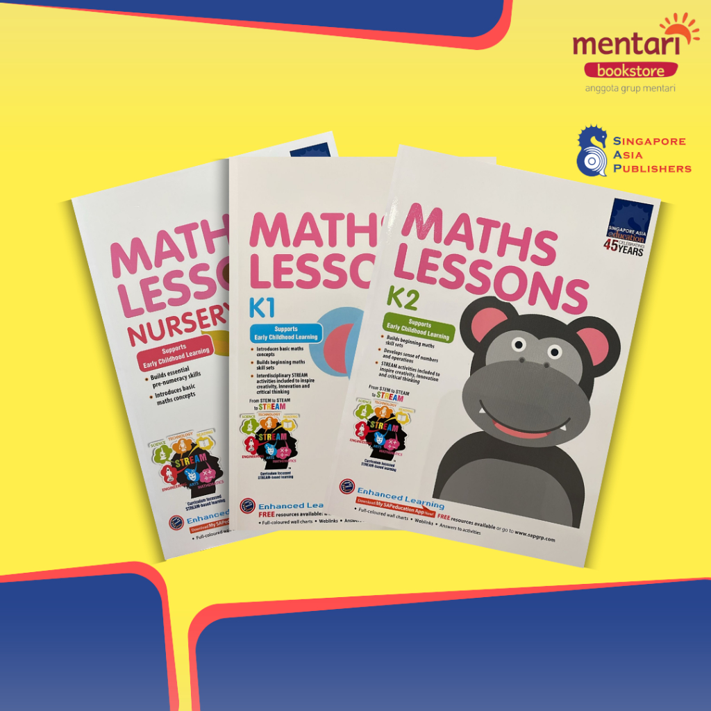 Jual Buku Panduan Belajar Matematika Anak TK - Maths Lessons For Kindergarten | Shopee Indonesia