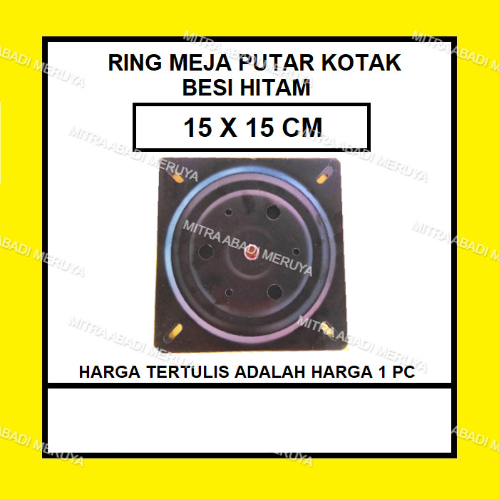 Jual Ring Meja Kotak Besi Hitam 15 cm Bearing Meja Roda Meja | Shopee ...