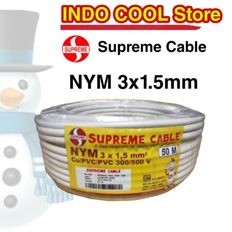 Jual Kabel Supreme NYM 3x1.5mm (50m) | Shopee Indonesia
