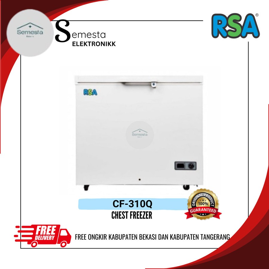 Jual RSA CF 310 Chest Freezer CF-310 / CF310 Freezer Box 310 liter ...
