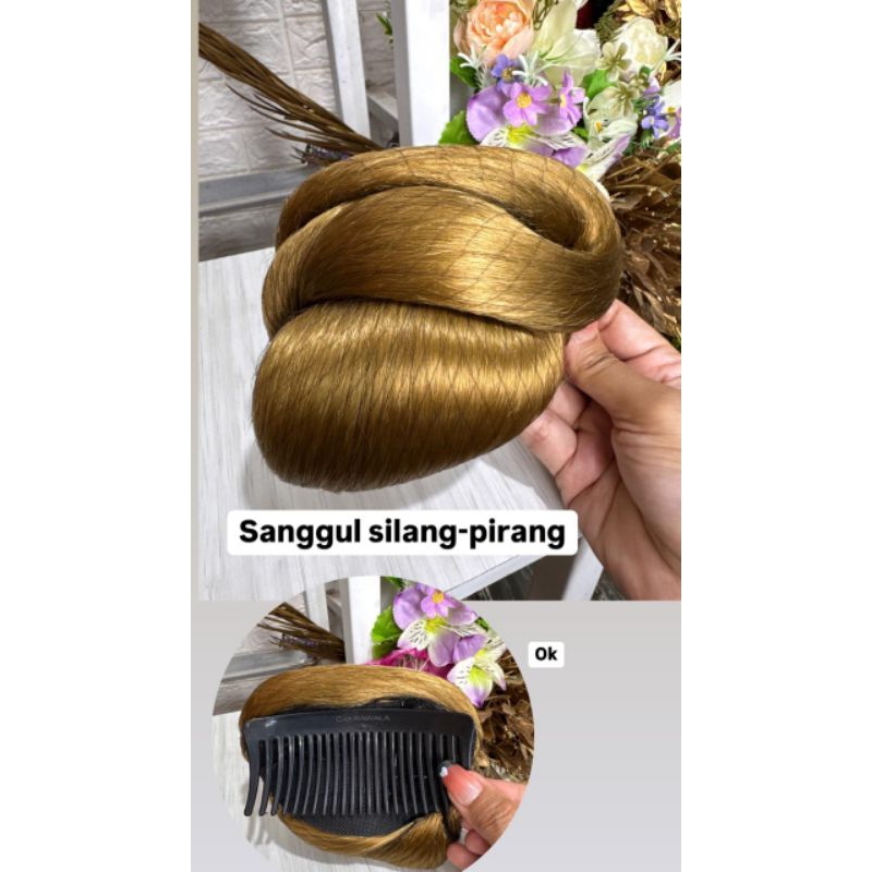 Jual Sanggul terbaru silang tagel sirkam | Shopee Indonesia