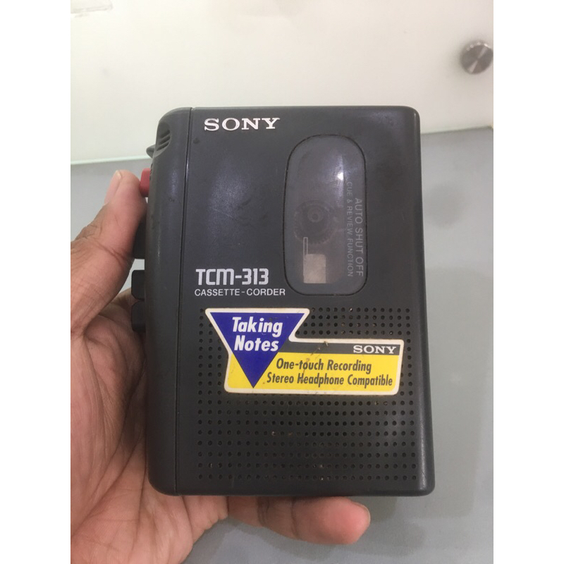 Jual Walkman SONY TCM-313 BAHAN | Shopee Indonesia