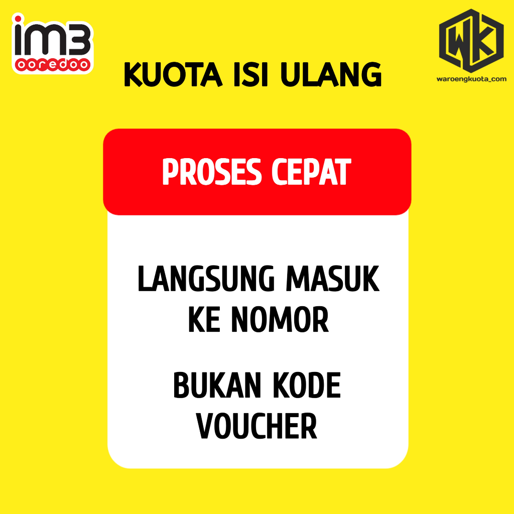 Jual [PROMO] KUOTA INDOSAT IM3 PAKET DATA FREEDOM UNLIMITED TERMURAH ...