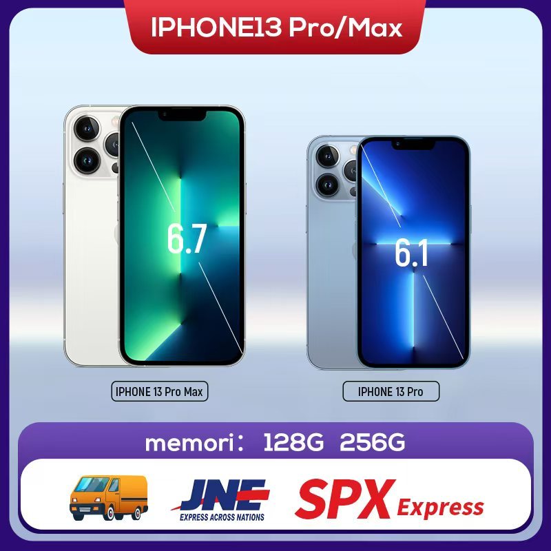 Jual IPHONE13Pro 128GB 256GB Second BEKAS ORIGINAL 100% MULUS NORMAL FULLSET Kondisi Perfect ...
