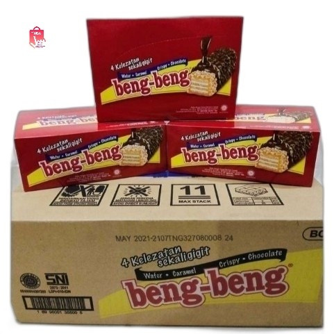 Jual Beng-beng 25 Gram (BOX) isi 17 pcs /Beng Beng Ekstra Chocolate ...