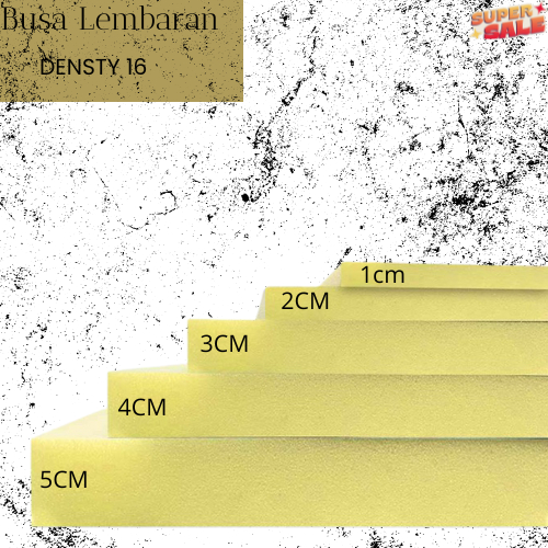 Jual BUSA Royal FOAM KUNING TEBAL 1CM Ukuran 200x150 | Shopee Indonesia