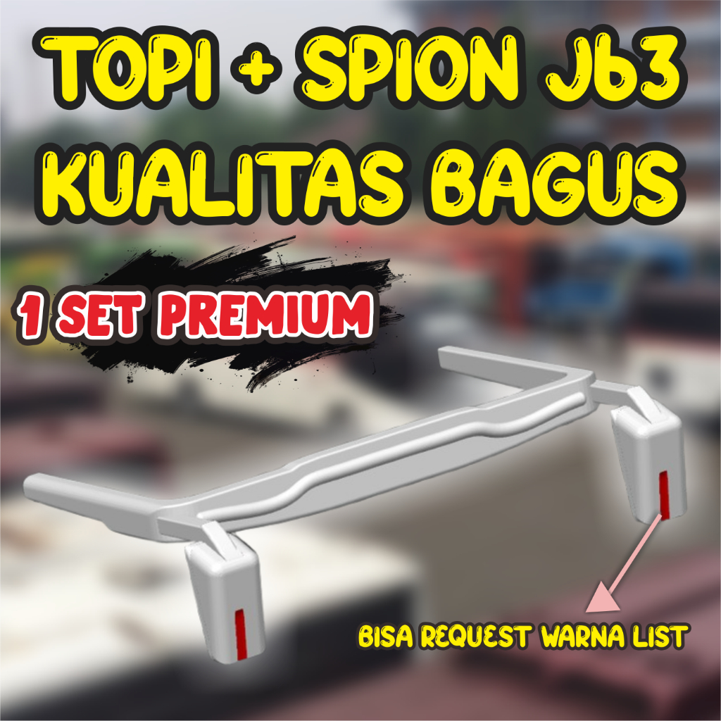 Jual 1 SET TOPI + SPION BUS JB3 / Bandu Bando Topi Spion Miniatur Bus ...