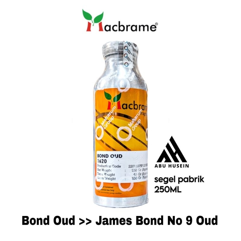 Jual BOND OUD // JAMES BOND NO 9 OUD 250ML SEGEL PABRIK PRODUK MACBRAME (untuk keterangan baca ...