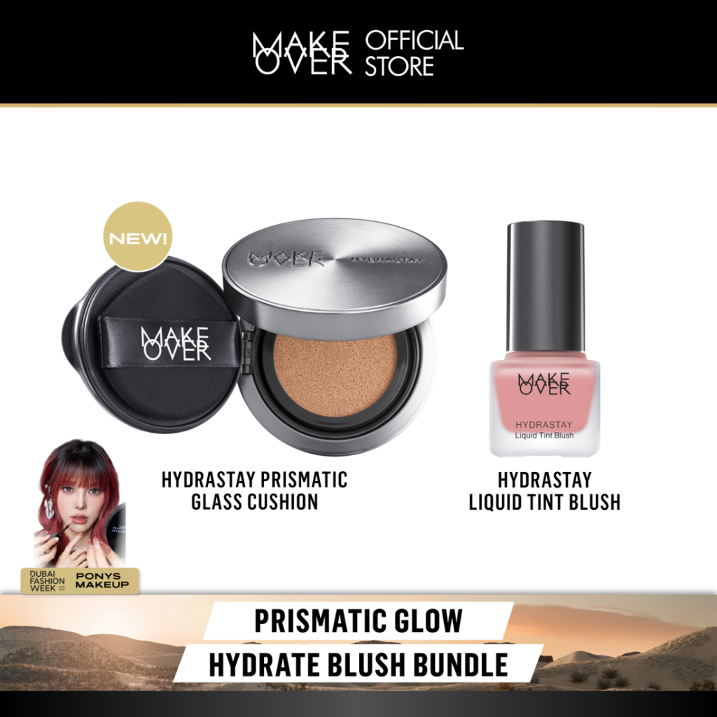 Jual MAKE OVER Prismatic Glow Hydrate Blush Bundle: Hydrastay Prismatic ...