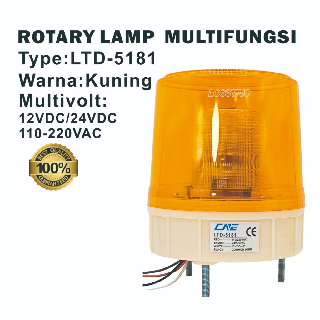 Jual ROTARY LAMP 7" LED LTD-5181 KUNING MULTIFUNGSI | Shopee Indonesia