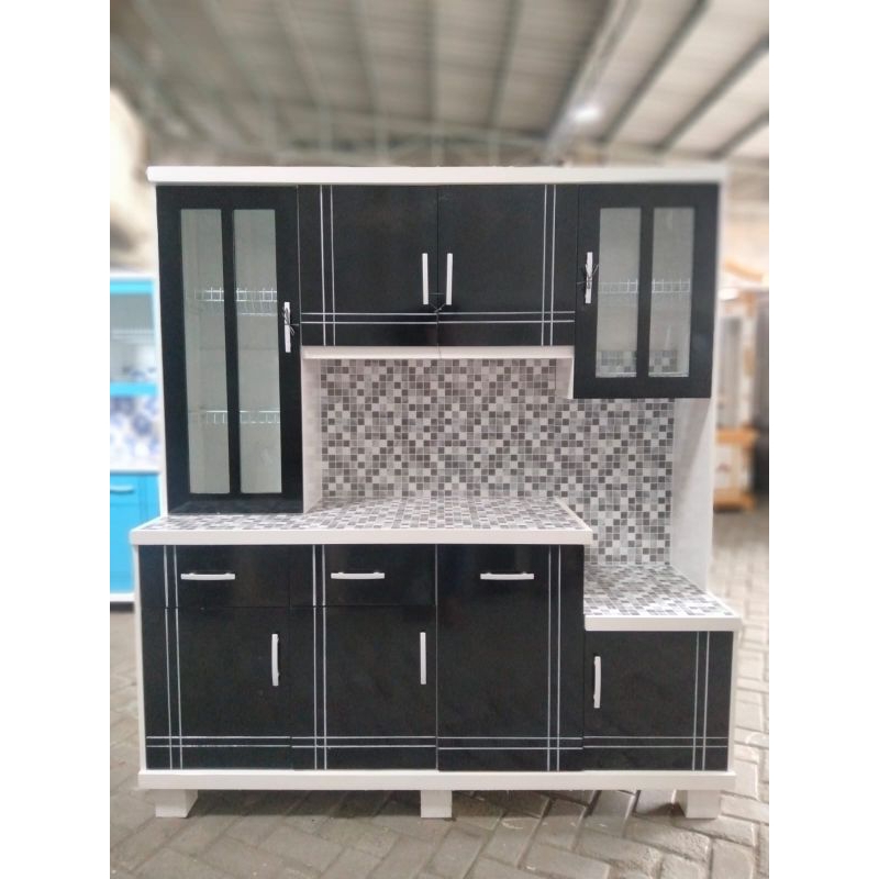 Jual Rak Piring Bahan Multiplek / Lemari Dapur Multiplek Cat Duko / Rak ...