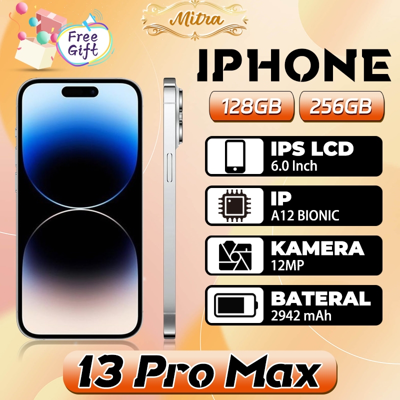 Jual iphone 13 promax 128GB/256GB Second-hand fullset 3u green used phone Bisa semua operator ...