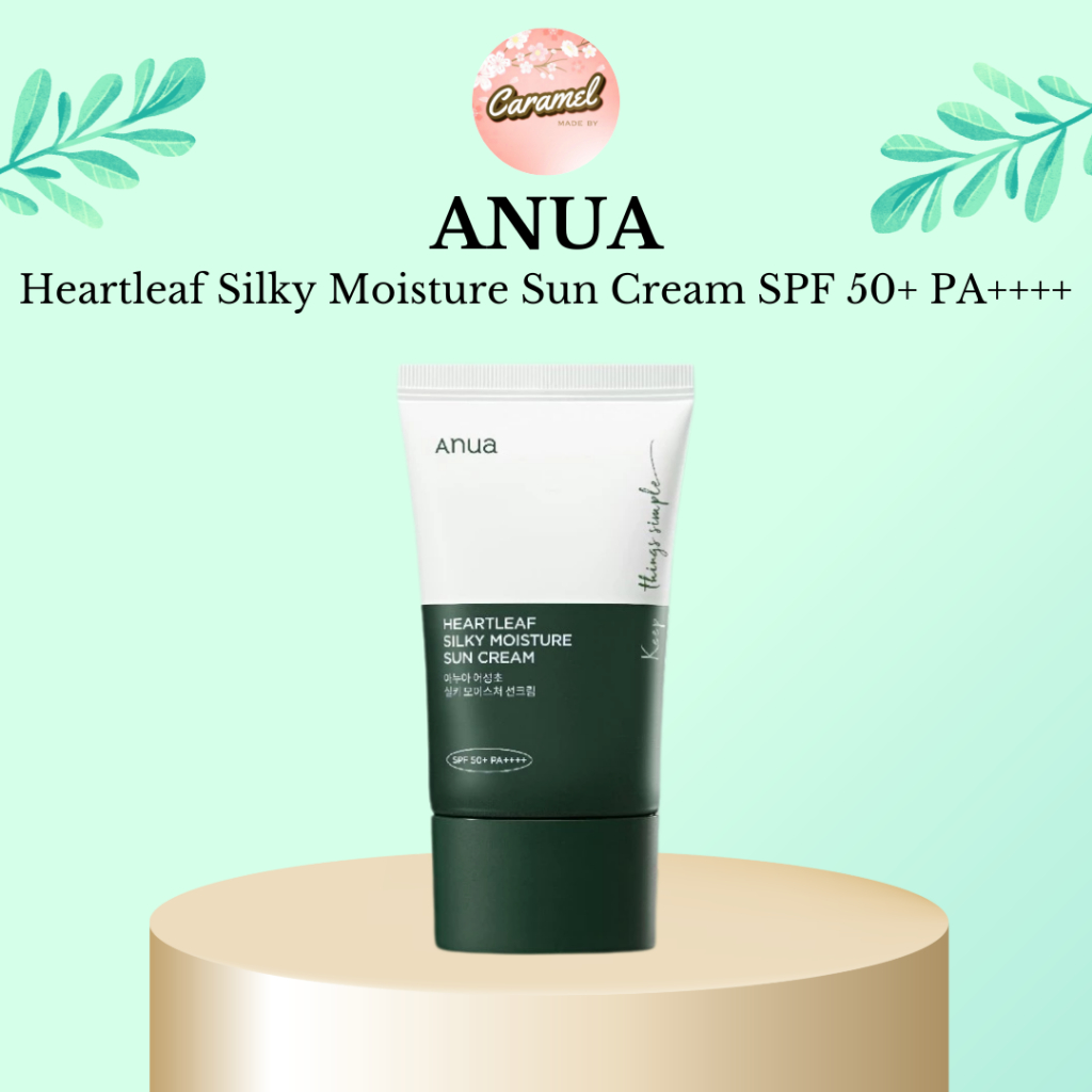 Jual ANUA Heartleaf Silky Moisture Sun Cream Sunscreen SPF 50+ PA ...