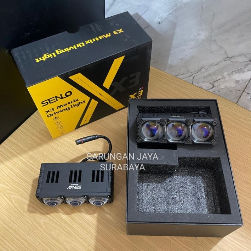 Jual Lampu Tembak Mini Projie SENLO X3 3 Mata (HARGA UNTUK 1 PCS) 70 ...