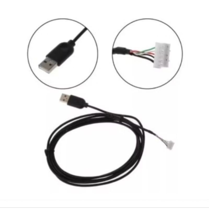 Jual BEST KABEL PENGGANTI MOUSE USB UNTUK LOGITECH g102 GAMING MOUSE ...