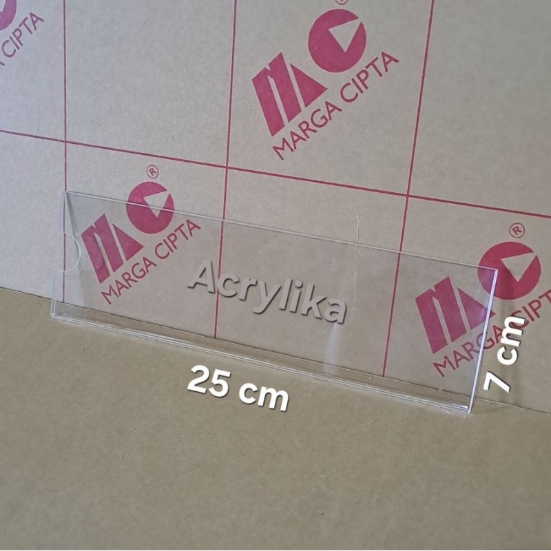 Jual Papan nama tempel akrilik uk 25x7 | Shopee Indonesia