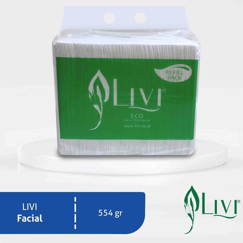 Jual Livi Tissue Facial Wajah Eco Refill (2ply) | Shopee Indonesia