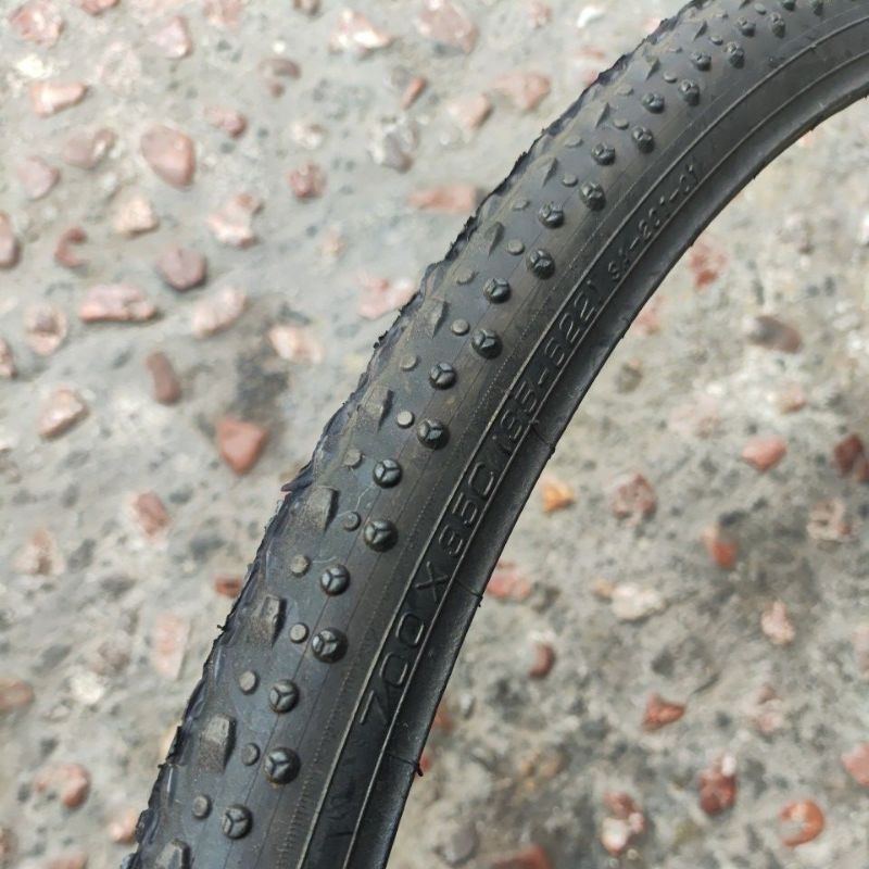 Jual ban luar sepeda balap gravel 700 x 35c ban deli tire swallow | Shopee Indonesia