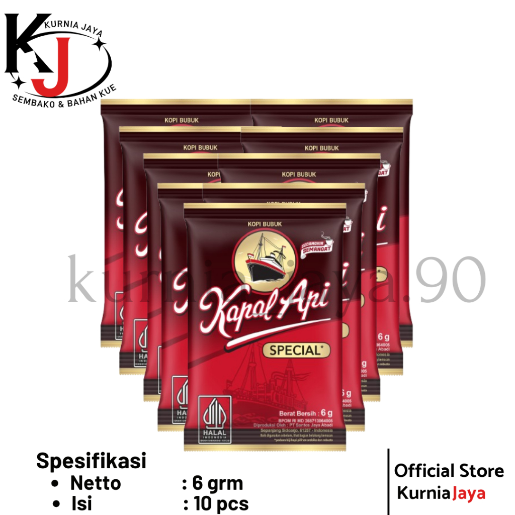 Jual [ KAPAL API ] Kopi Bubuk Hitam Mini 6gr | Shopee Indonesia