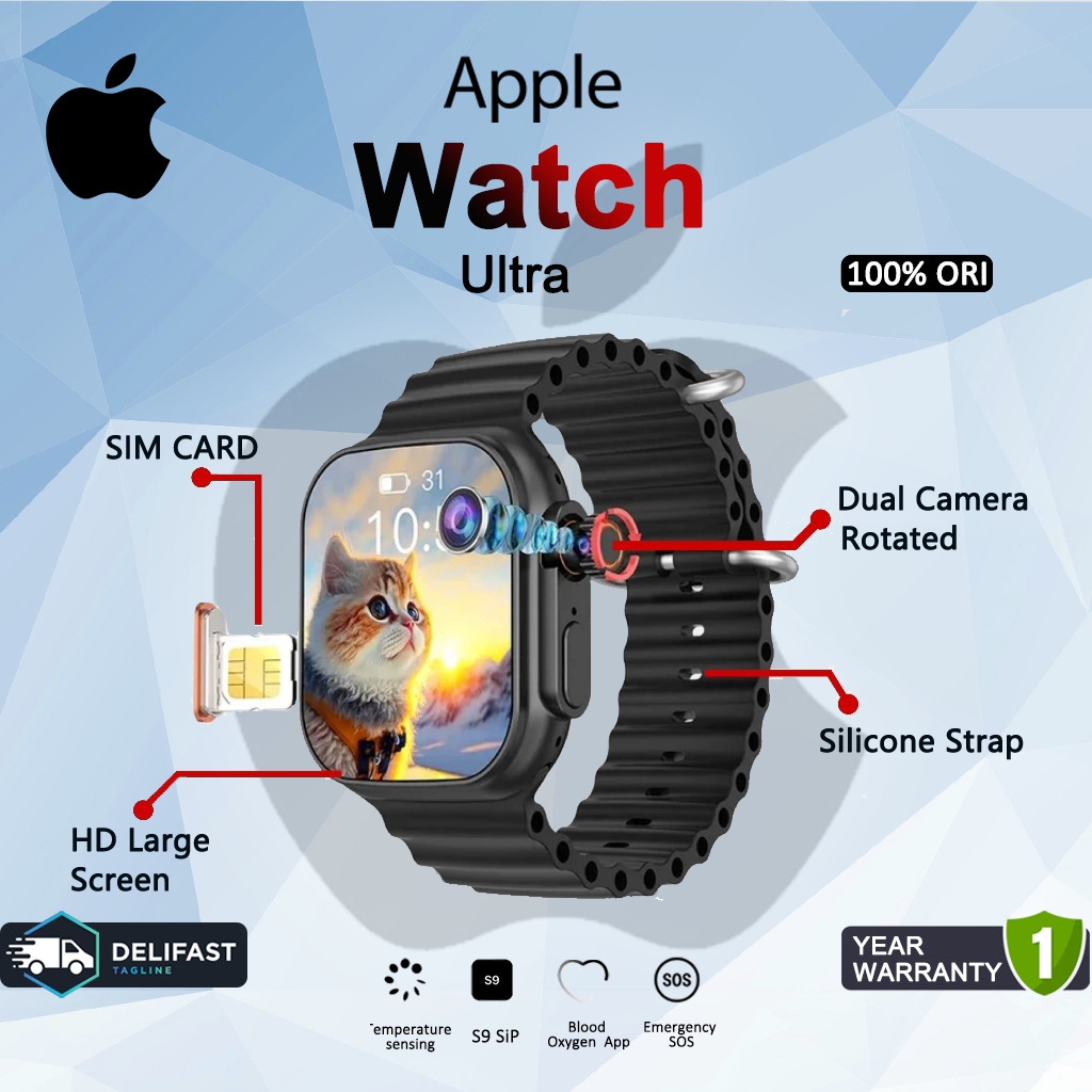 Jual [Panggilan Call] Apple Watch Series Ultra Bisa 4G/5G SlM Card 360 ...