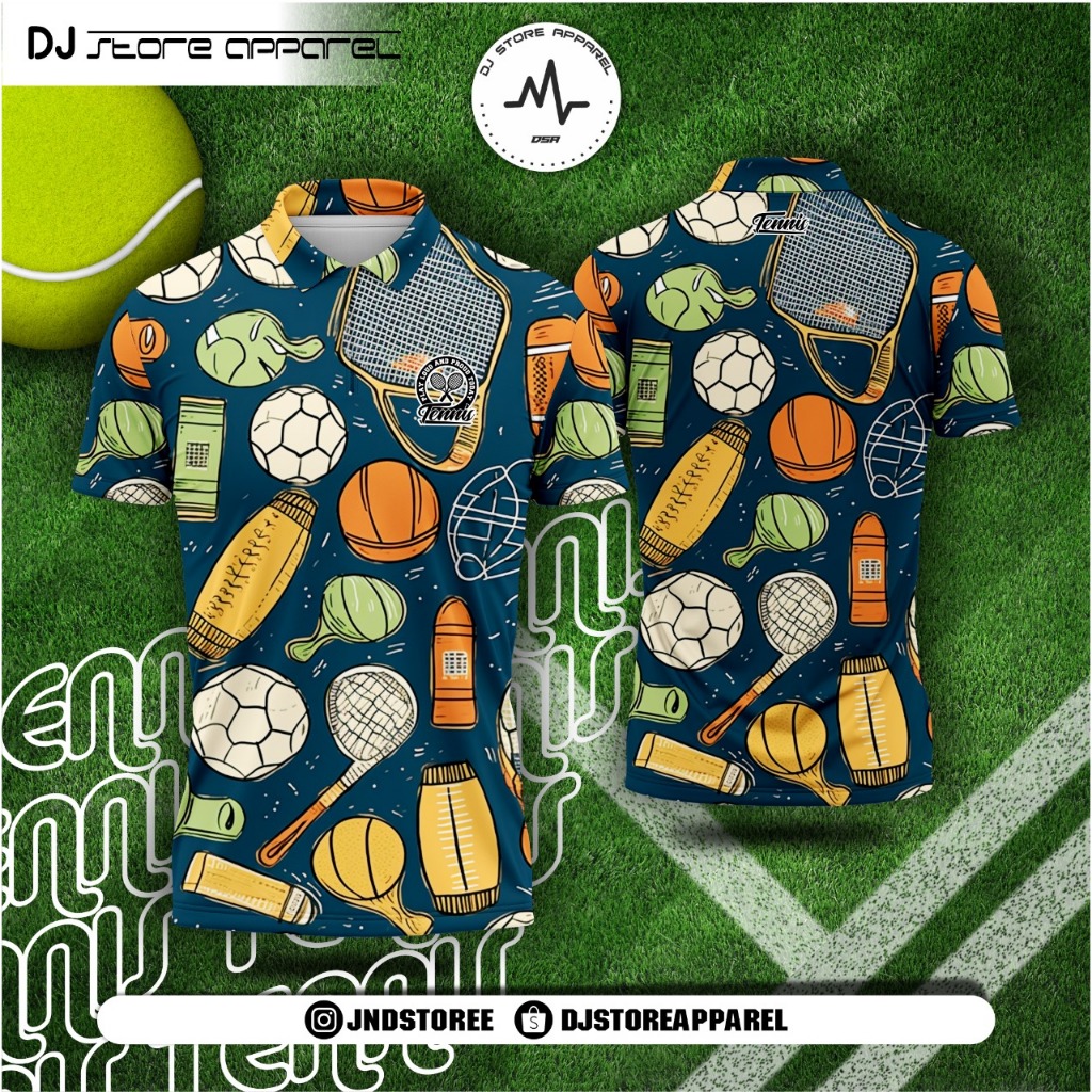 Jual JERSEY TENIS | JERSEY TENIS SATUAN | JERSEY TENIS CUSTOM | BAJU ...