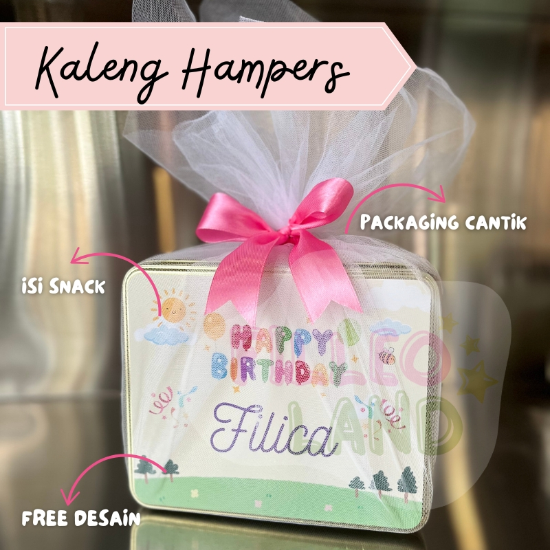 Jual Kaleng Kotak Hampers isi Snack Wadah Paket GoodieBag Box Ulang ...