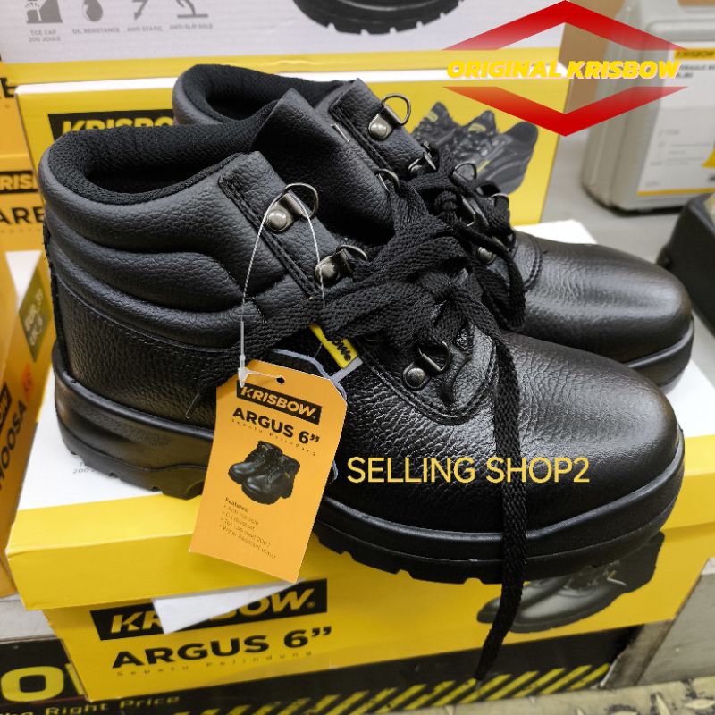 Jual Sepatu Safety Krisbow ARGUS 6" || Safety Shoes Krisbow ARGUS 6 ...