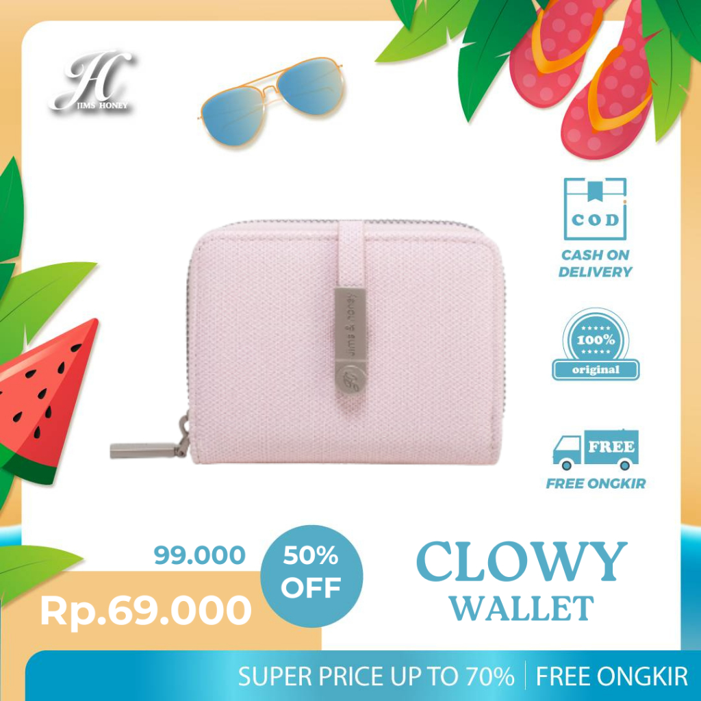 Jual JIMS HONEY Dompet Mini Wanita Kekinian CLOWY WALLET ( FREE ...
