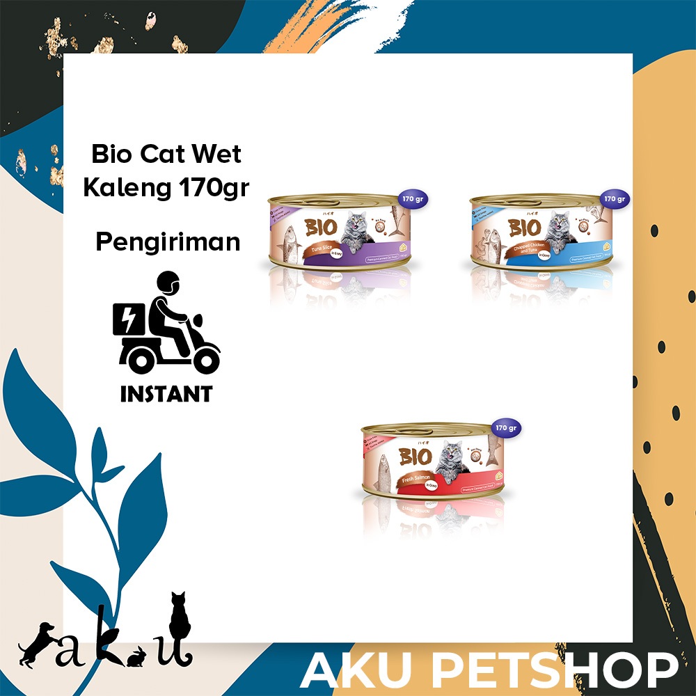 Jual (INSTAN) Bio Cat Kaleng 170Gr makanan basah kucing expired Oktober ...
