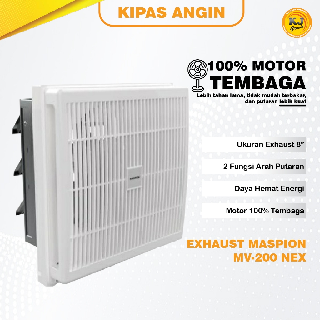 Jual KIPAS ANGIN VENTILASI Maspion MV-200NEX 8INCH/ MV-250NEX 10''/ MV ...