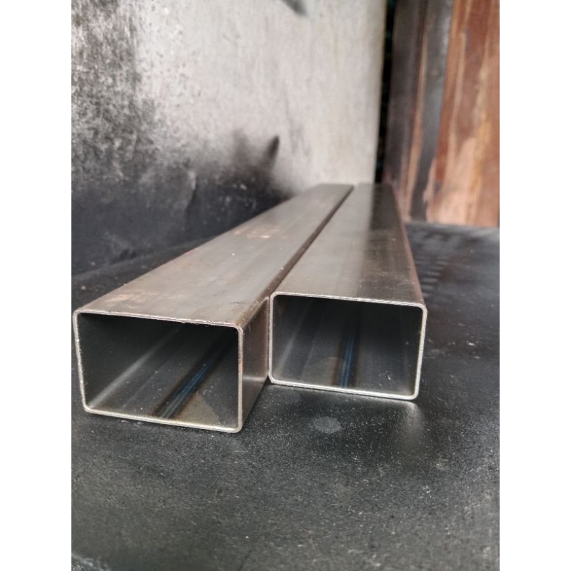 Jual Pipa Besi Kotak / Hollow 60 mm x 40 mm Panjang 65 cm | Shopee ...