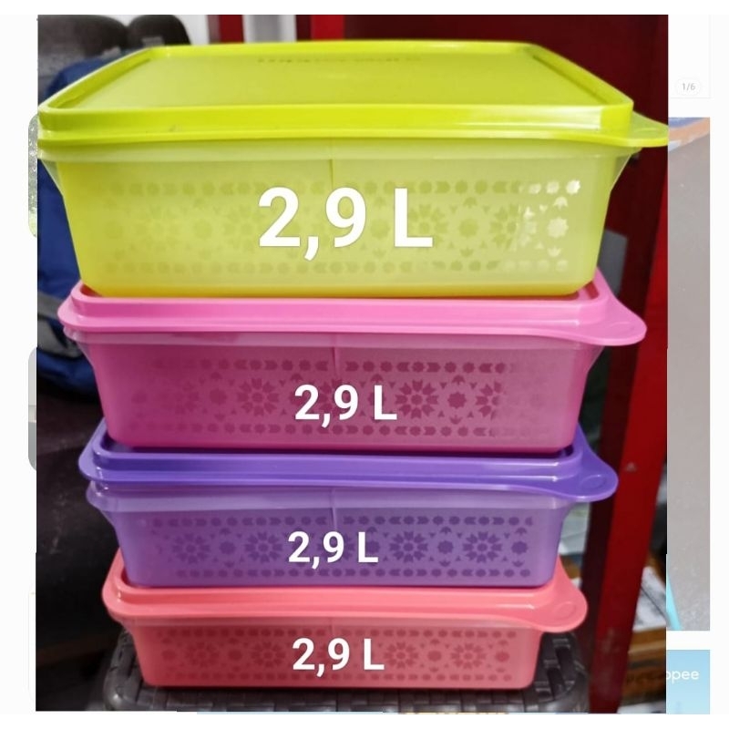 Jual Tempat Bolu / Mosaic Snack Stor Tupperware ( FREE Bubble Warp ...
