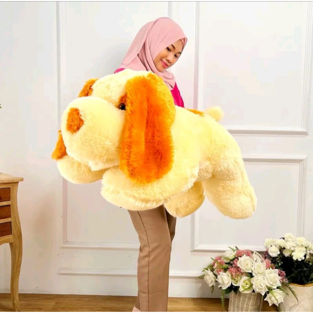 Jual BONEKA ANJING GOOFY LYING DOG SNI JUMBO 1 METER | Shopee Indonesia