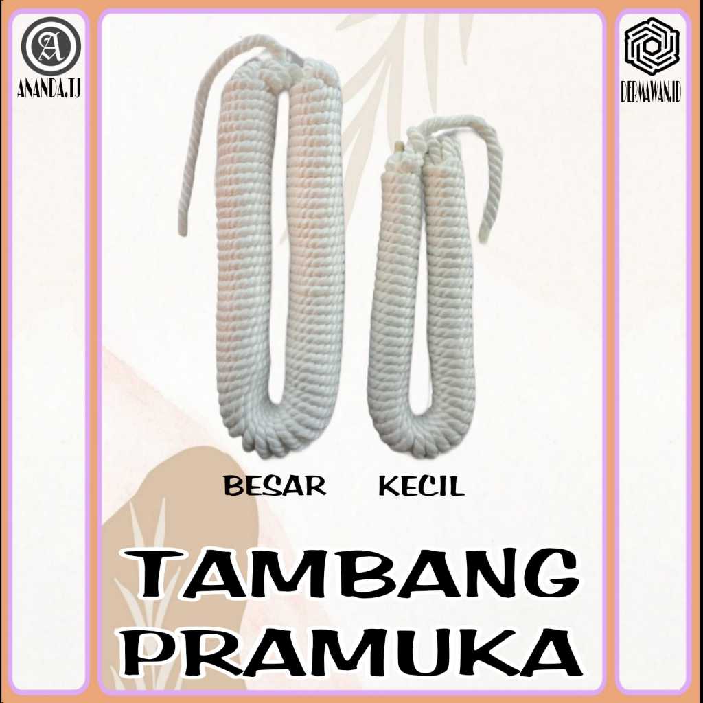 Jual TALI TAMBANG PRAMUKA BESAR DAN KECIL | Shopee Indonesia
