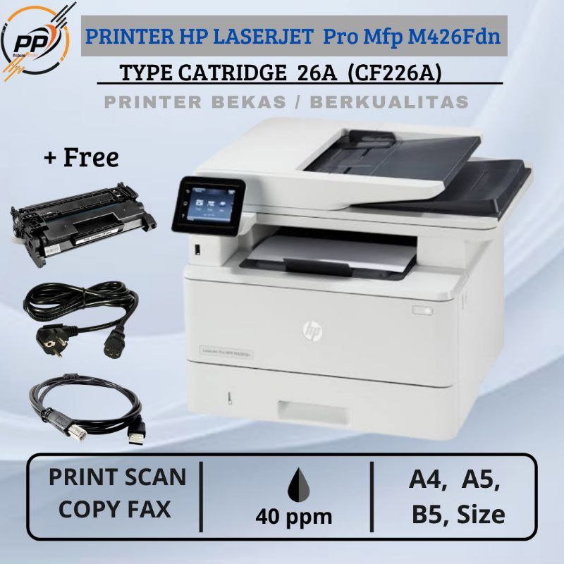 Jual Mesin Potocopy HP LaserJet Pro MFP M426 Series - 426fdn (Scond ...