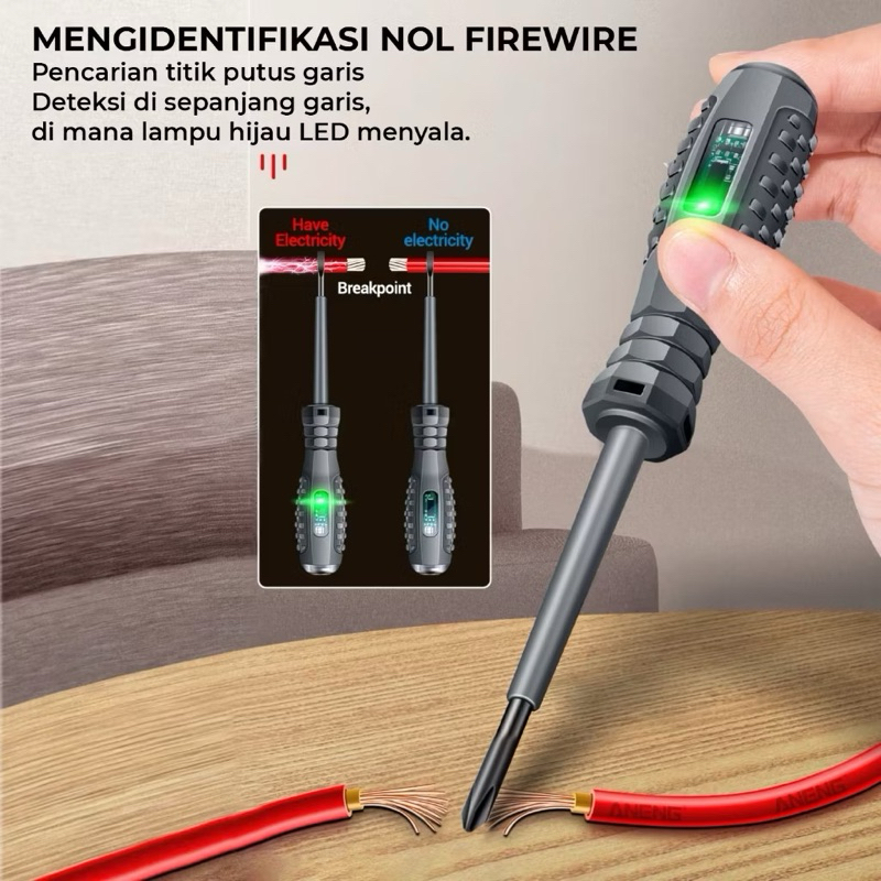 Jual [SA] Obeng Testpen Bolak Balik / Tespen Induksi Min Plus 2 Dual ...