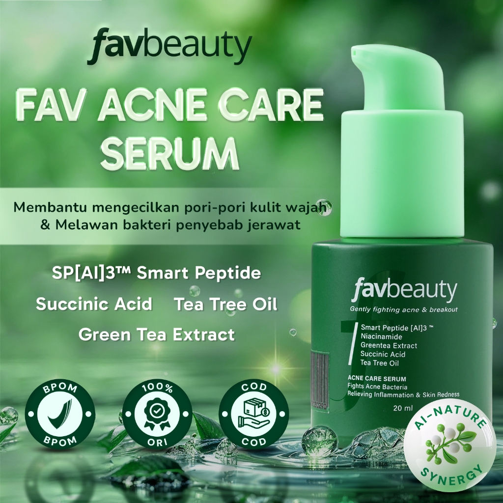 Jual FAV Beauty Acne Care Serum | Serum Kulit Wajah Berjerawat Muka ...