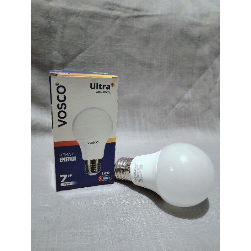 Jual LAMPU LED VOSCO A-BULB 7 WATTNYALA PUTIH TERANG | Shopee Indonesia
